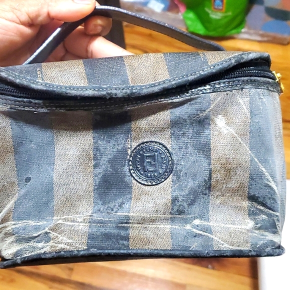Fendi | Bags | Fendi Stripe Vanity Bag | Poshmark